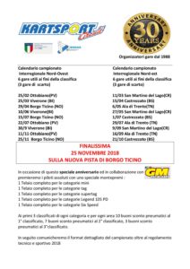 Calendario Gare Kart Sport Circuit - Go Kart Ghidella